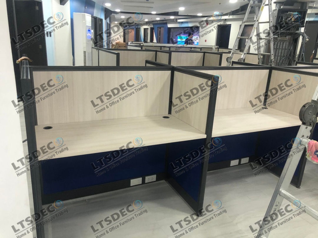 CALL CENTER WORKSTATION TABLE OFFICE PARTITIONS, Furniture & Home ...