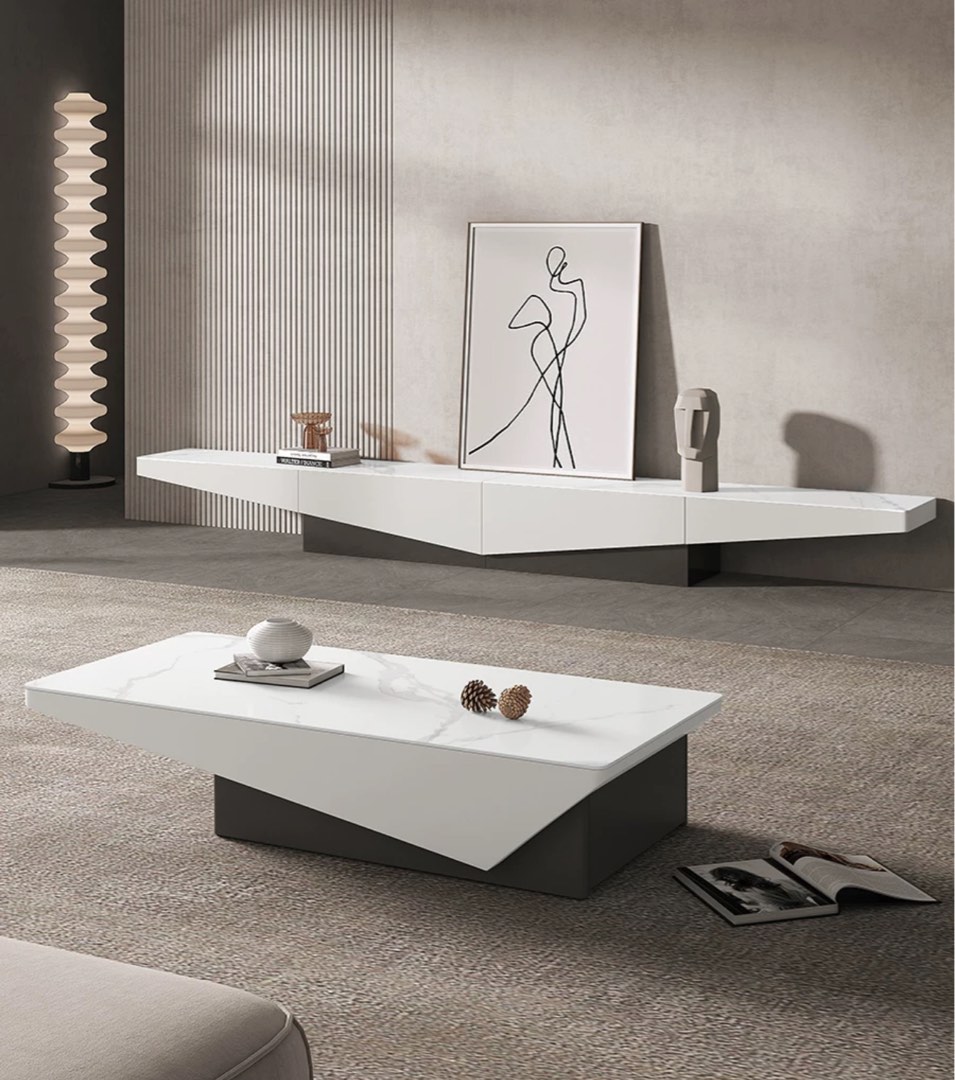 CALVIN Modern TV Console & Coffee Table, Furniture & Home Living ...