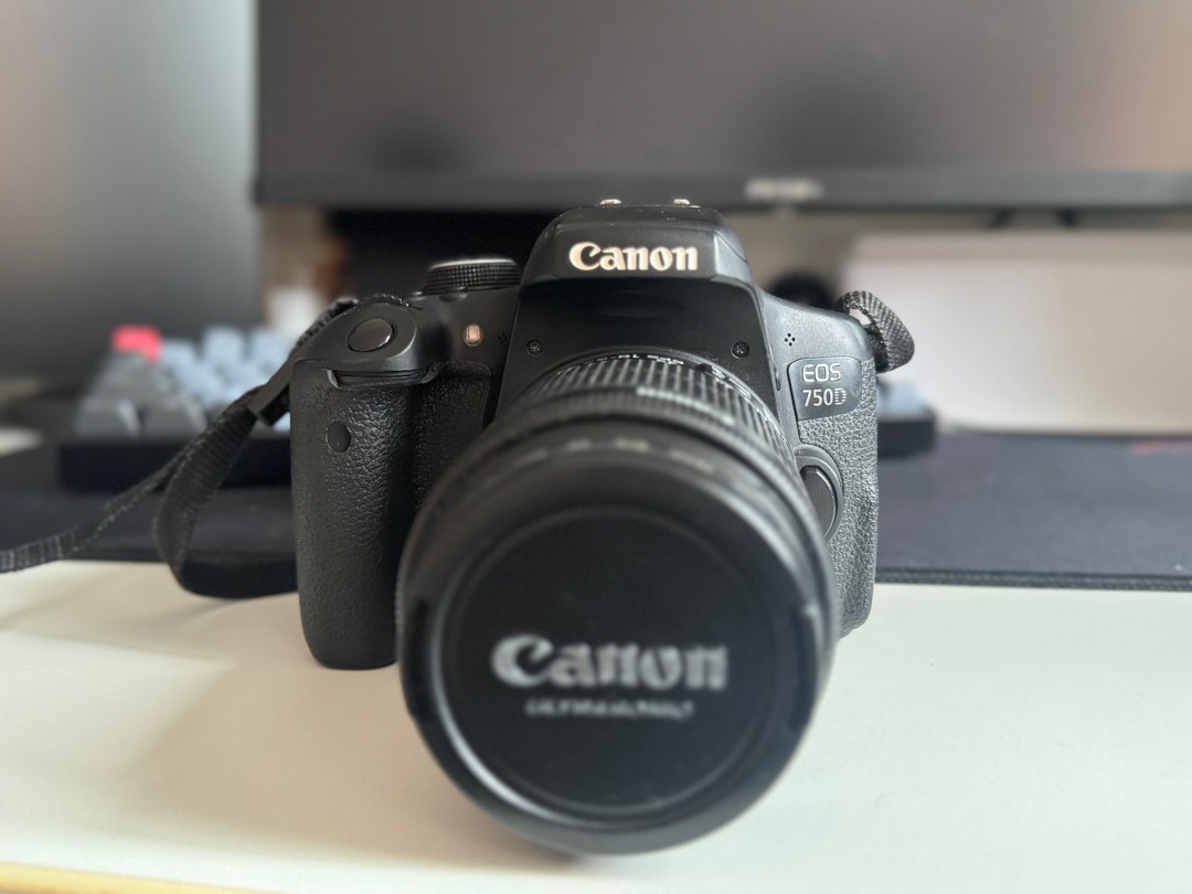 Canon EOS 750D with Kit Lens and Original Box, Photography, Cameras on ...