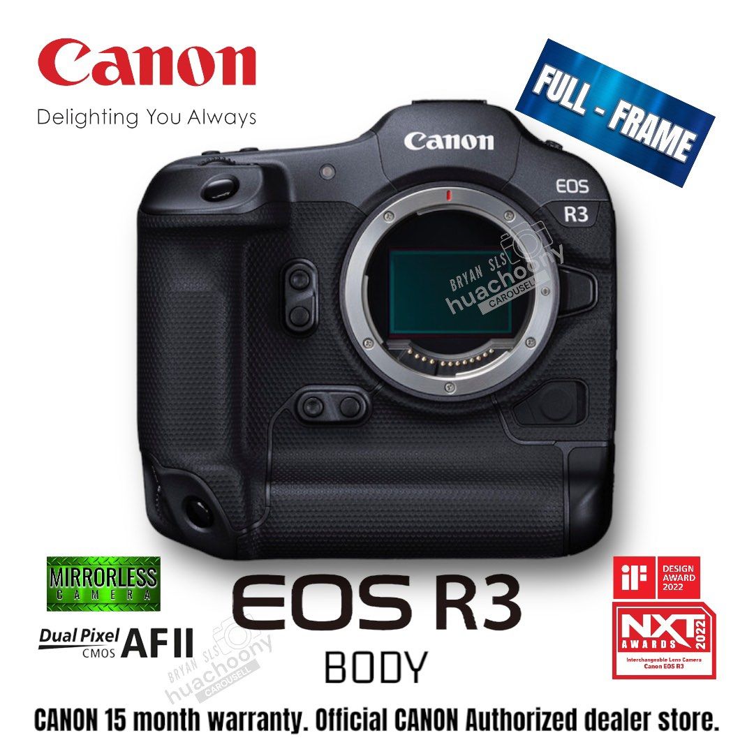 Canon EOS R3 BODY ( YEAR 2024 ), Photography, Cameras on Carousell