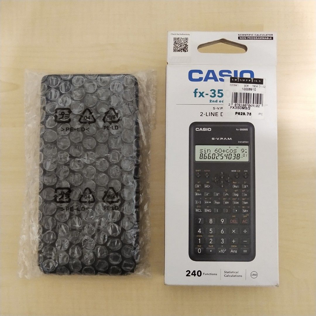 CASIO fx-350MS 2nd edition SCIENTIFIC CALCULATOR, Mobile Phones ...