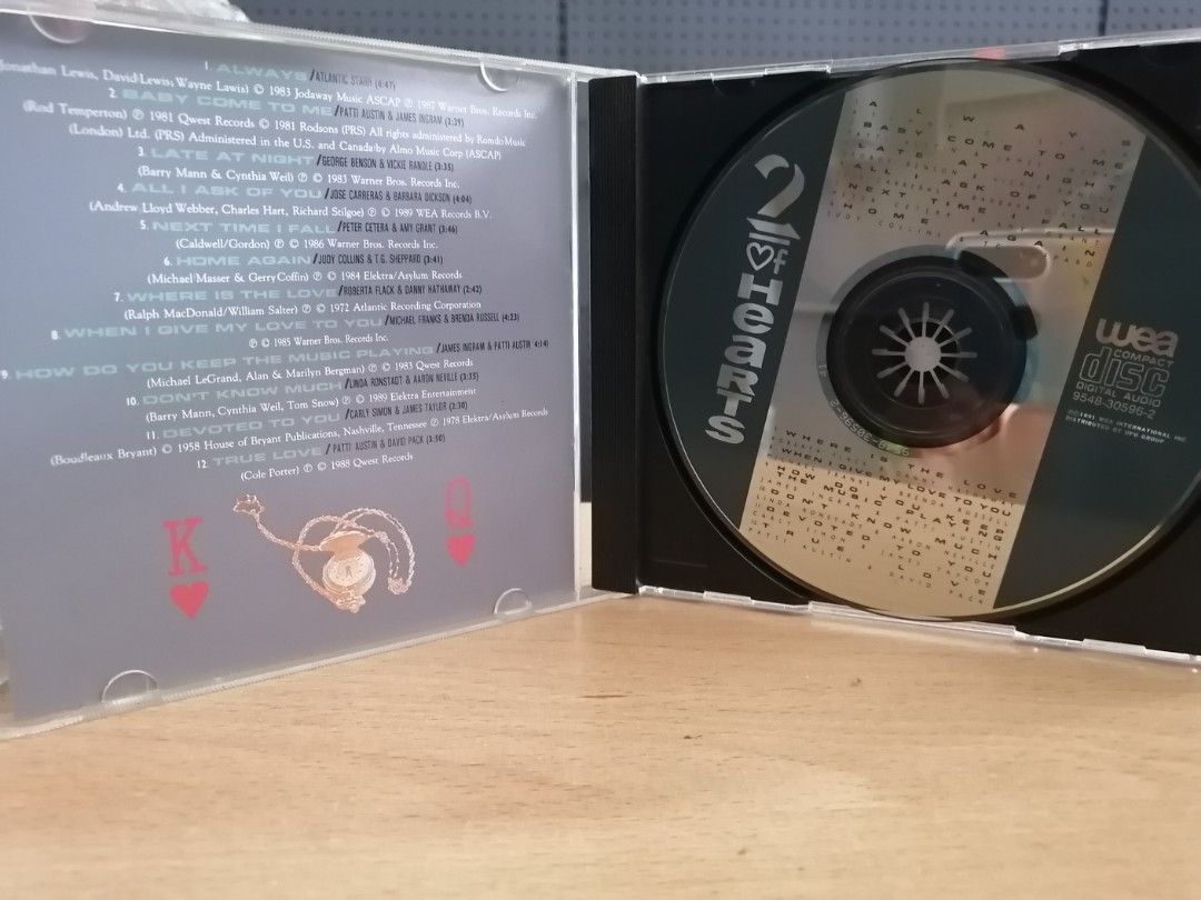 (CD) Two Of Hearts, Hobbies & Toys, Music & Media, CDs & DVDs on Carousell