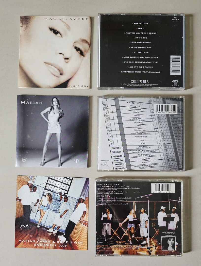 CD,Celine Dion,Corrinne May,Hilary Duff,Mariah Carey,Boyz II Men,Alanis ...