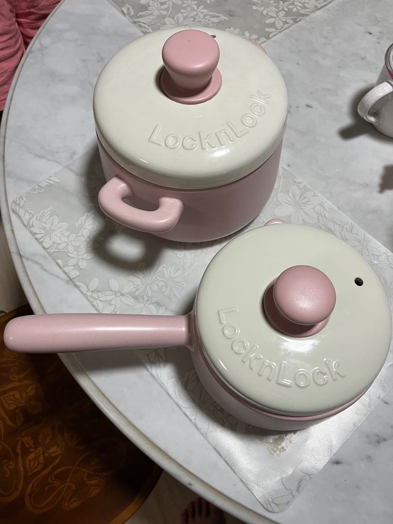 Ceramic lock n lock pots, TV & Home Appliances, Kitchen Appliances, BBQ ...
