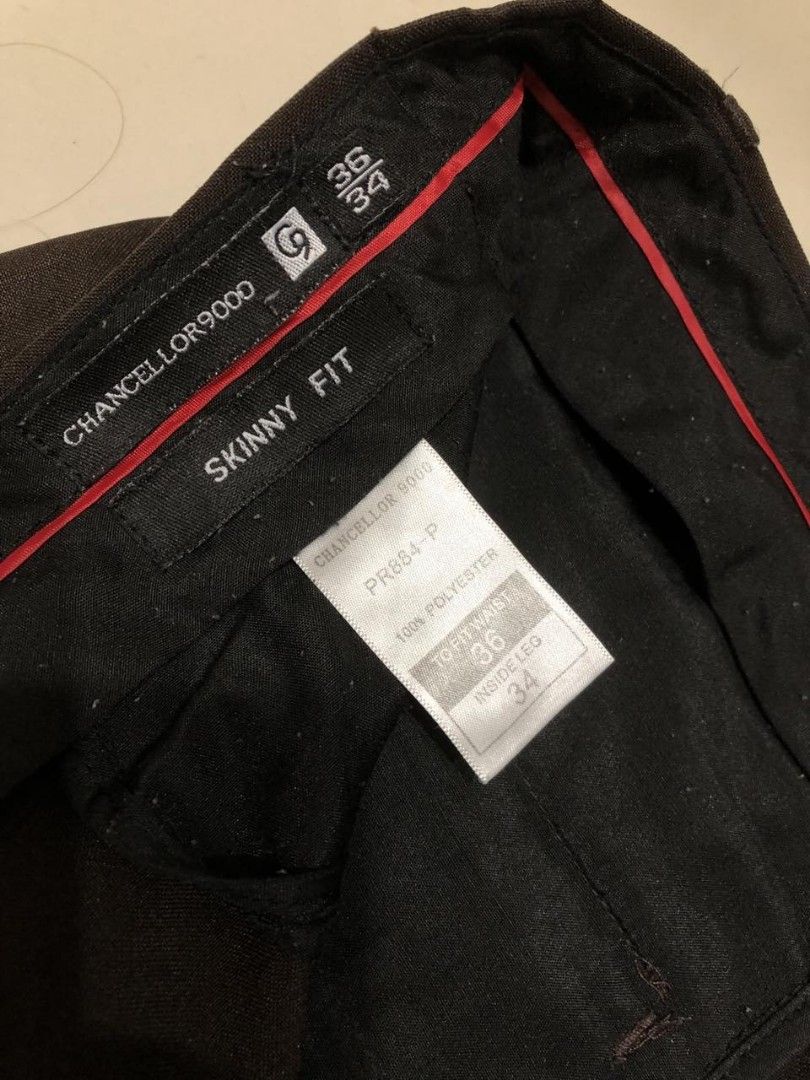 Chancellor9000 Skinny Black Pants, Men's Fashion, Bottoms, Trousers on ...
