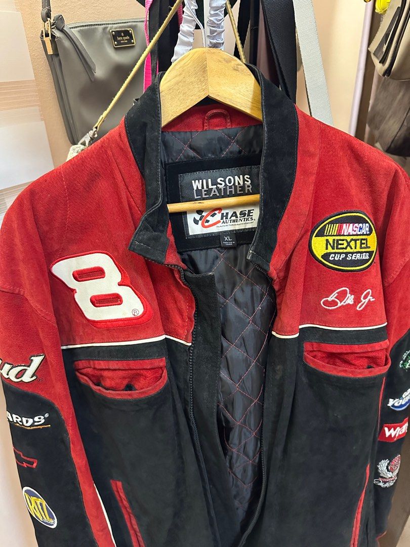 Chase Authentics Nascar Racing Jacket Dale Earnhardt Jr, Men's Fashion ...