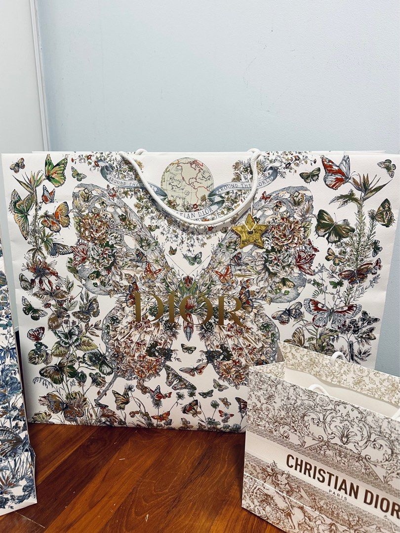 Christian Dior Paper Bags, Luxury, Accessories on Carousell