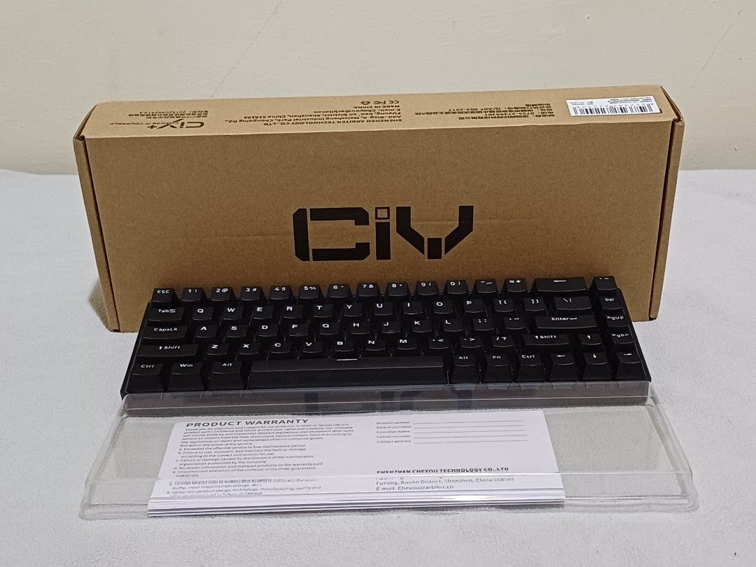 CIY Tester 68 Barebone Mechanical Keyboard Wireless 2.4Ghz Bluetooth ...