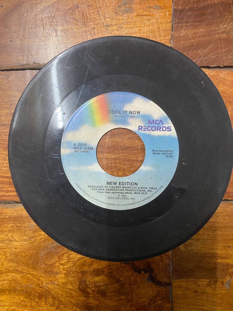 Cool It Now - New Edition (1984, 12" Vinyl Single, MCA), Hobbies & Toys ...
