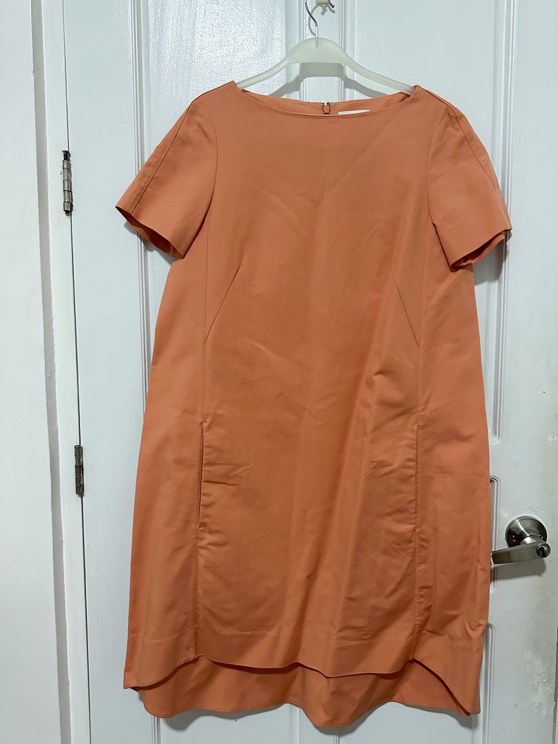 COS Orange Dress, Women's Fashion, Dresses & Sets, Dresses on Carousell