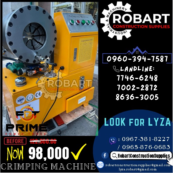 Crimping Machine Prime, Commercial & Industrial, Construction Tools ...