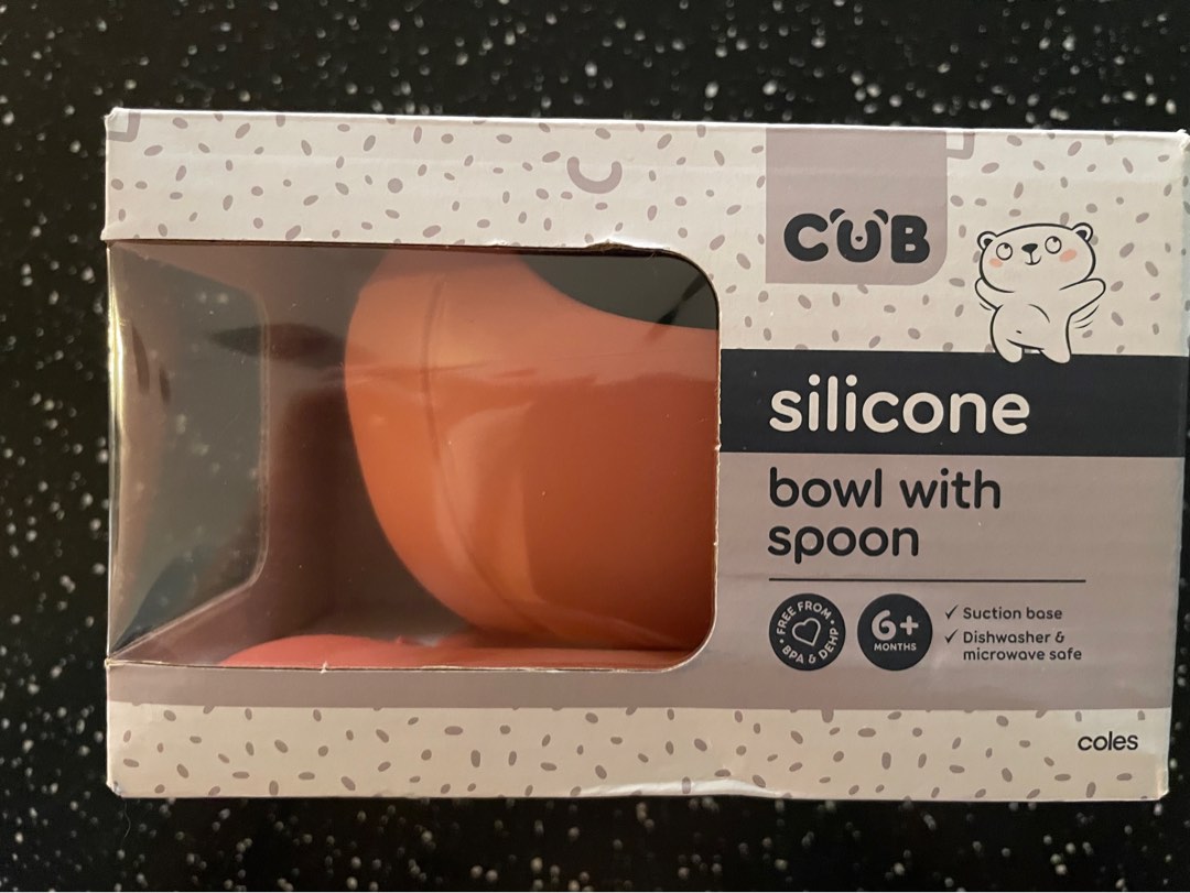 Cub Silicone Bowl and Spoon Set, Babies & Kids, Nursing & Feeding ...