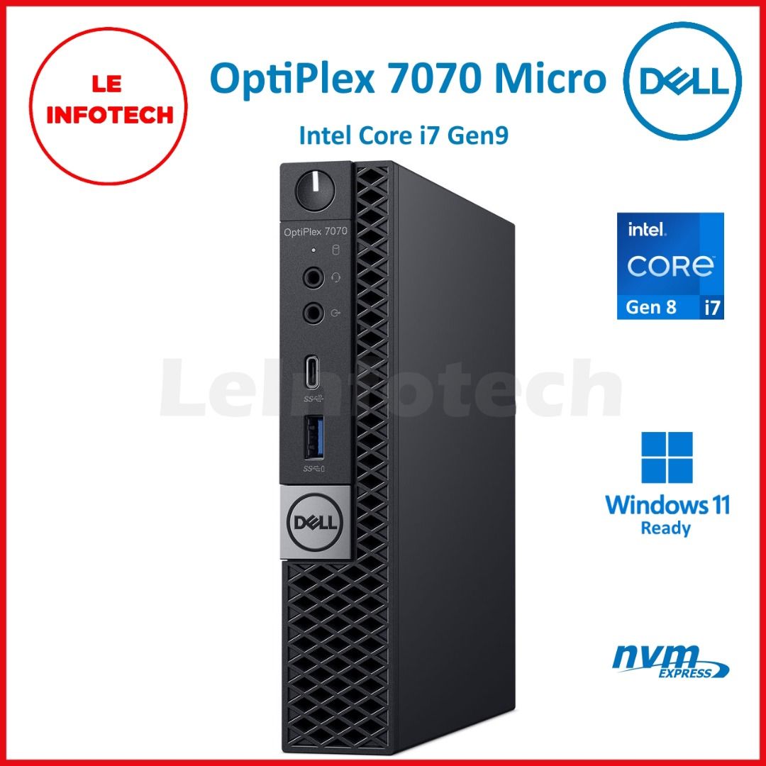 DELL OptiPlex 5070 Micro Desktop Intel i5/i7 Gen9 8-64GB RAM 512GB/1TB ...