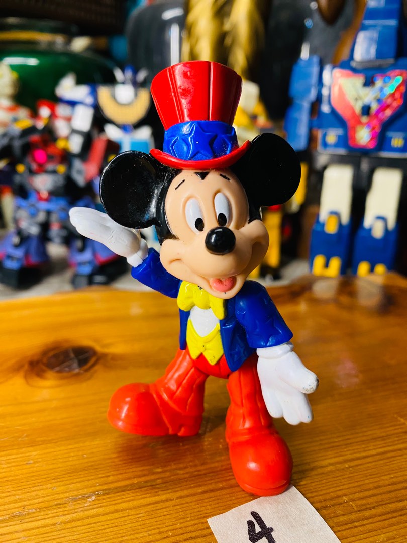 Disney Epcot center Toy Red Hat Mickey Mouse 4inches, Hobbies & Toys ...