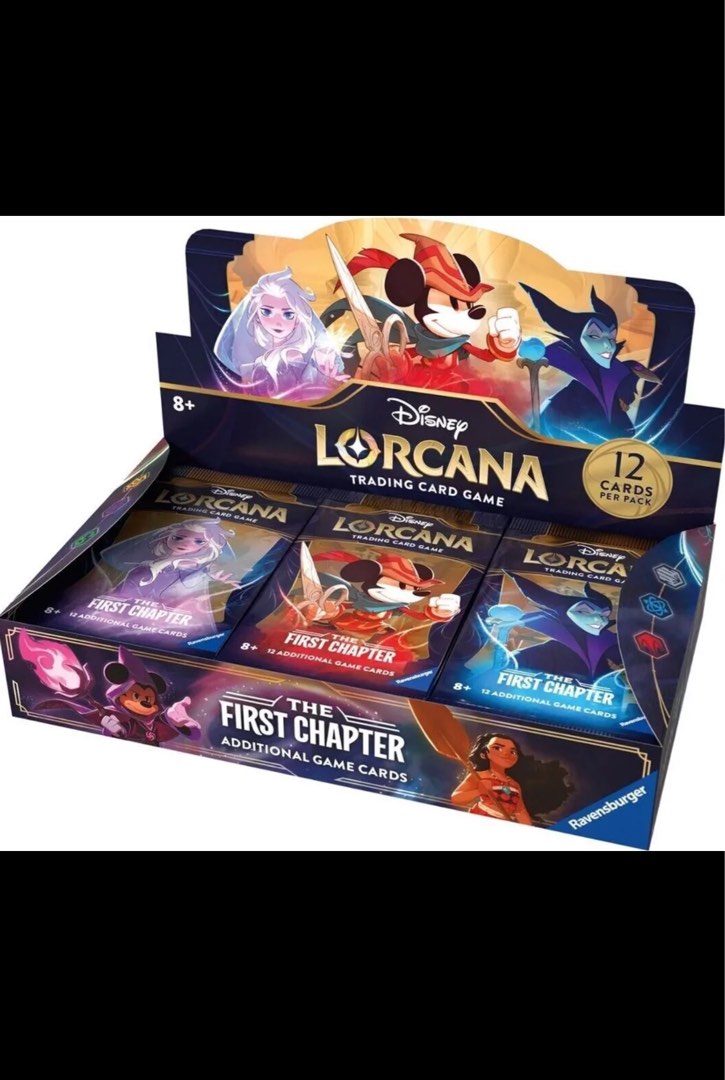 Disney Lorcana : first chapter booster box, Hobbies & Toys, Toys ...