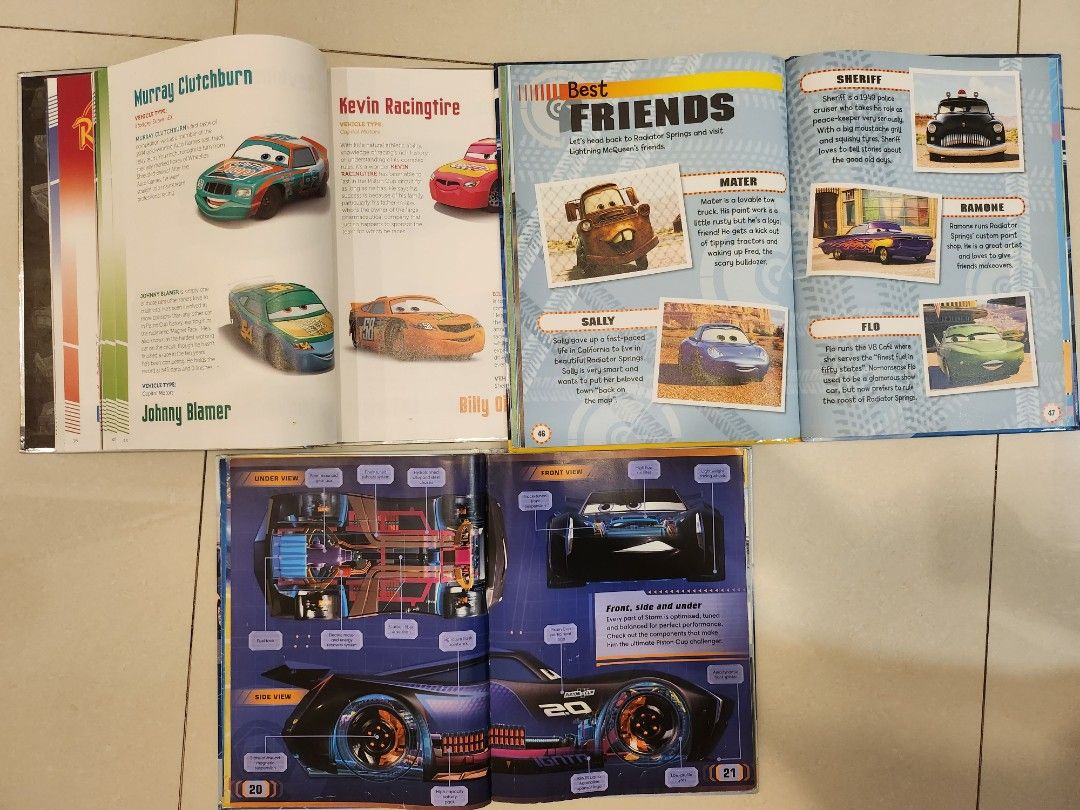 Disney Pixar Cars 3 essential guide, Car 3 meet the cars, cars annual ...