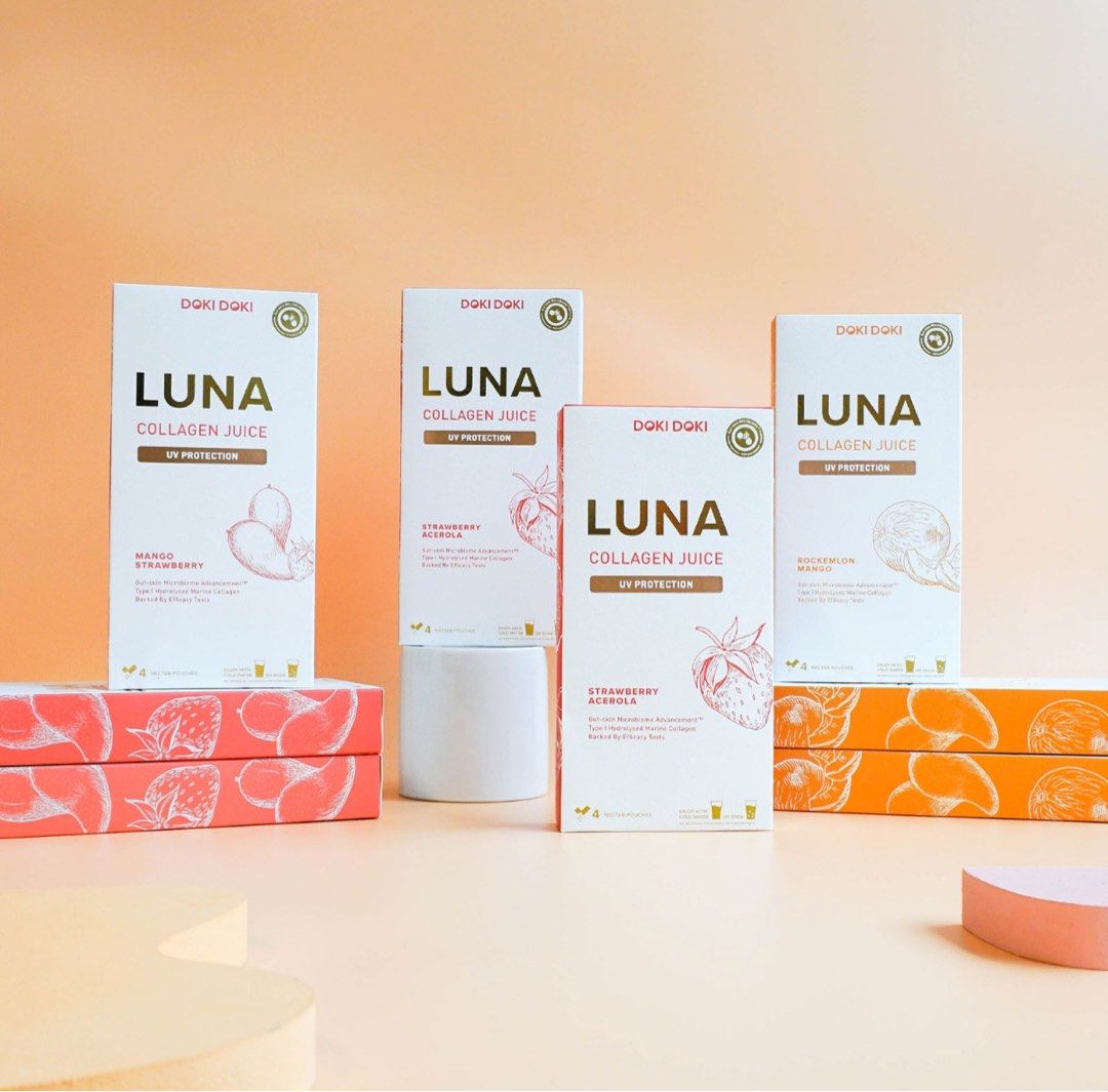 Doki Doki Luna collagen juice, Health & Nutrition, Health Supplements ...