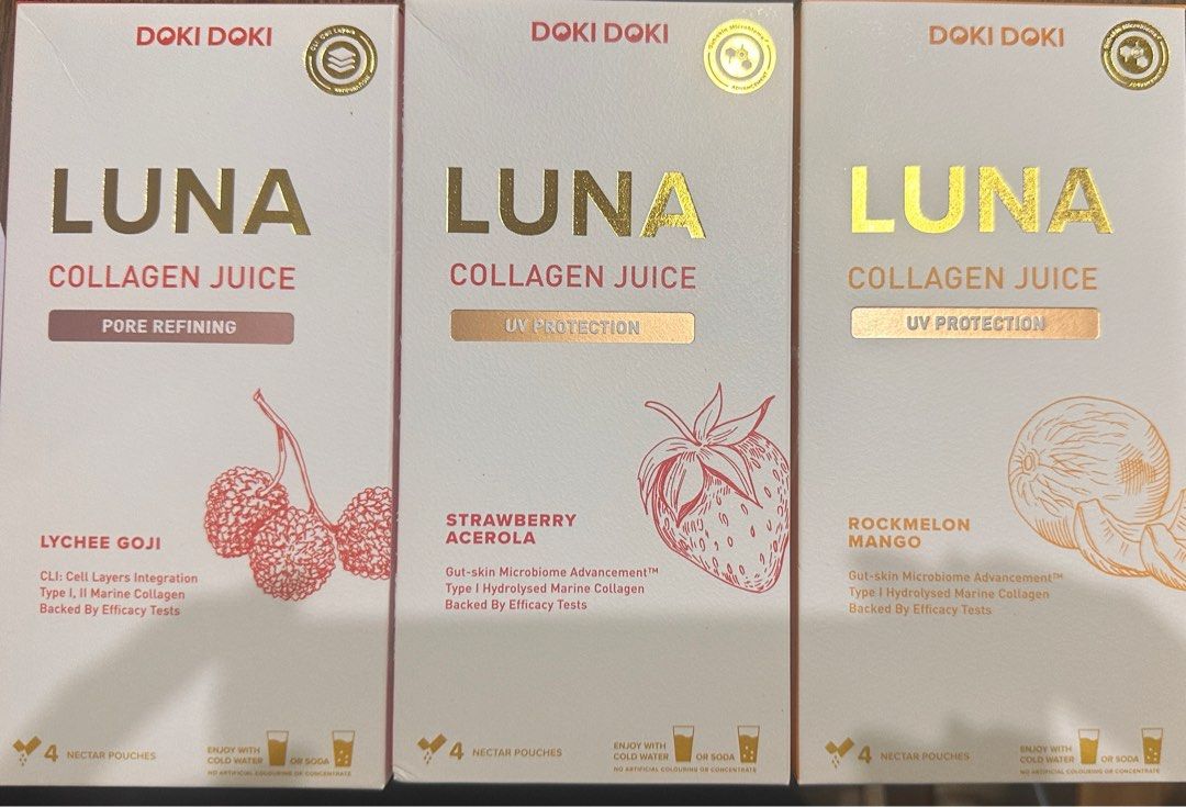 Doki Doki Luna collagen juice, Health & Nutrition, Health Supplements, Health Food, Drinks ...