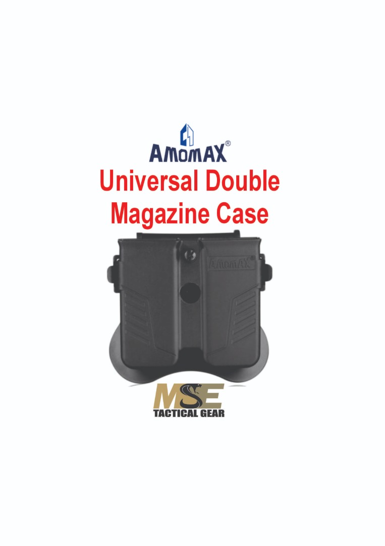 Double Magazine Case, Universal Case for Single Stack and Double Stack ...