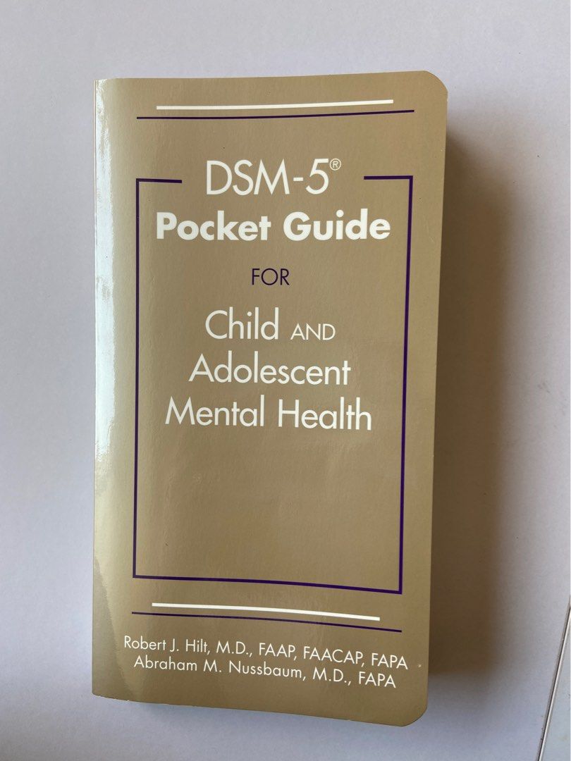 DSM 5 Pocket Guide for Child and Adolescent Mental Health, 興趣及遊戲, 書本 ...