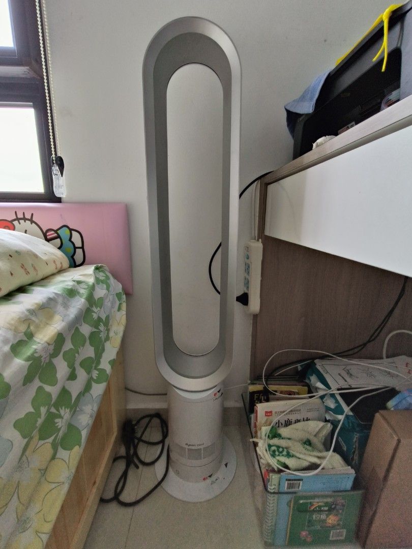 Dyson AM07 tower fan with remote control, Furniture & Home Living ...