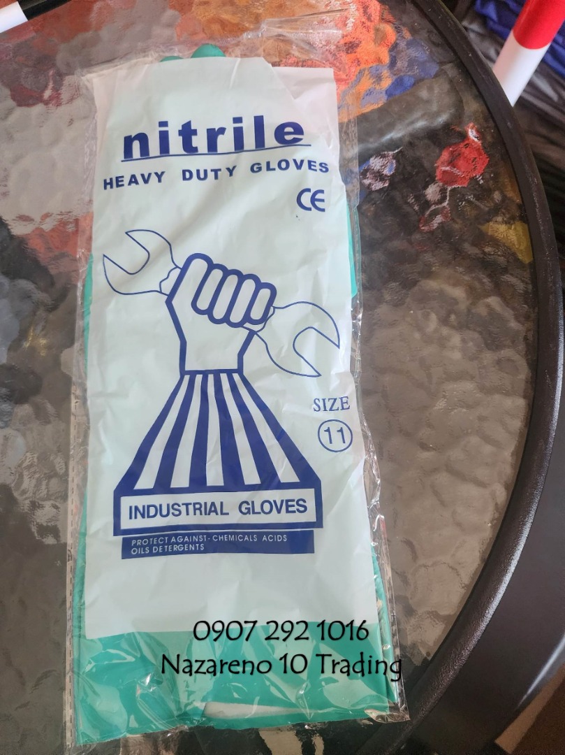 Electrical nitrile Gloves 3, Commercial & Industrial, Construction ...