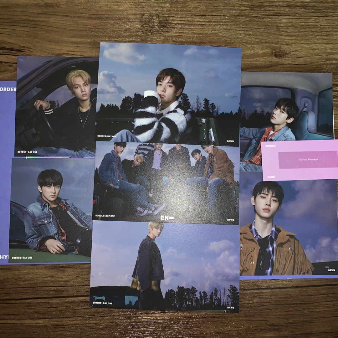ENHYPEN DEBUT ALBUM BORDER ONE ( DAWN.VER ), Hobbies & Toys ...