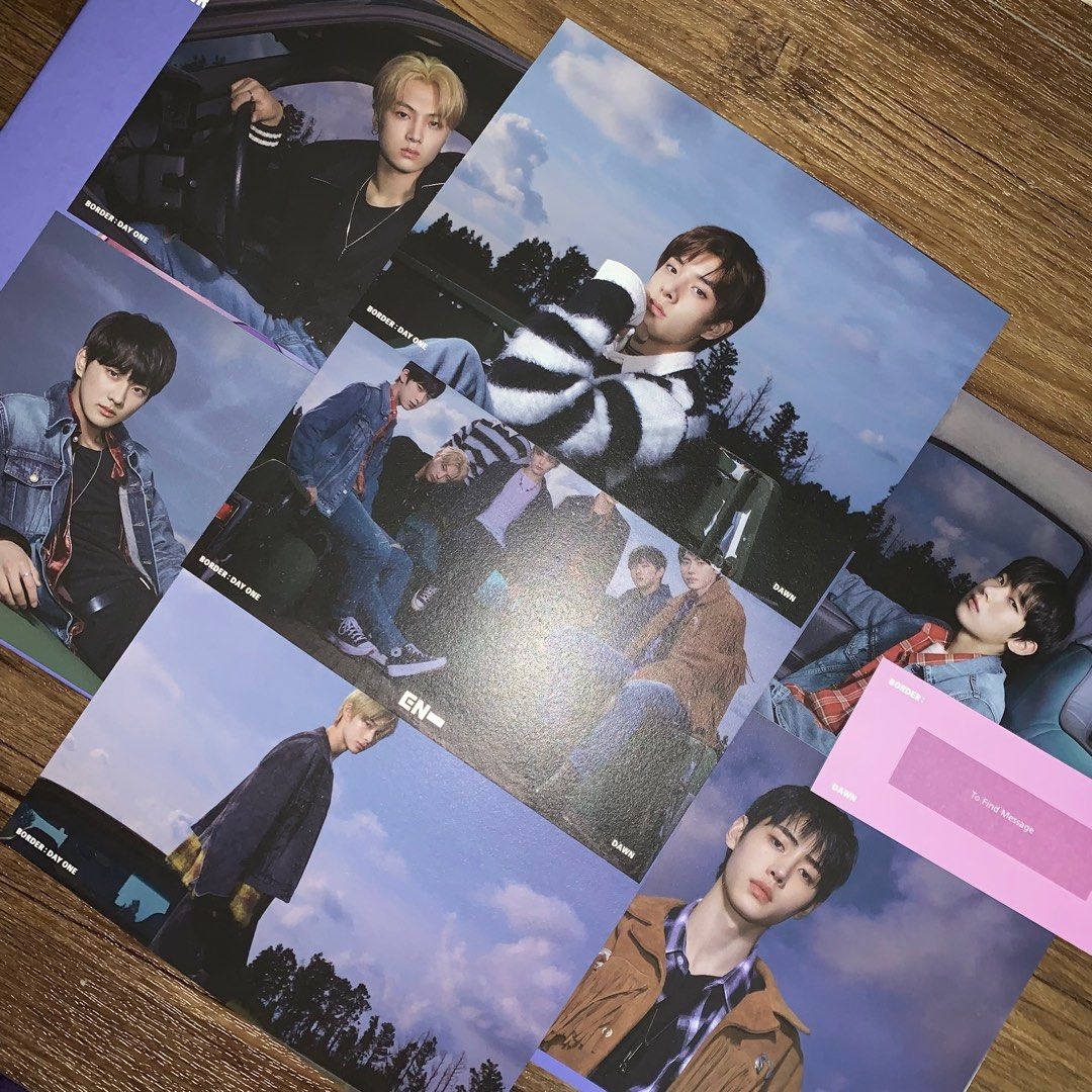 ENHYPEN DEBUT ALBUM BORDER ONE ( DAWN.VER ), Hobbies & Toys, Collectibles & Memorabilia, K-Wave ...