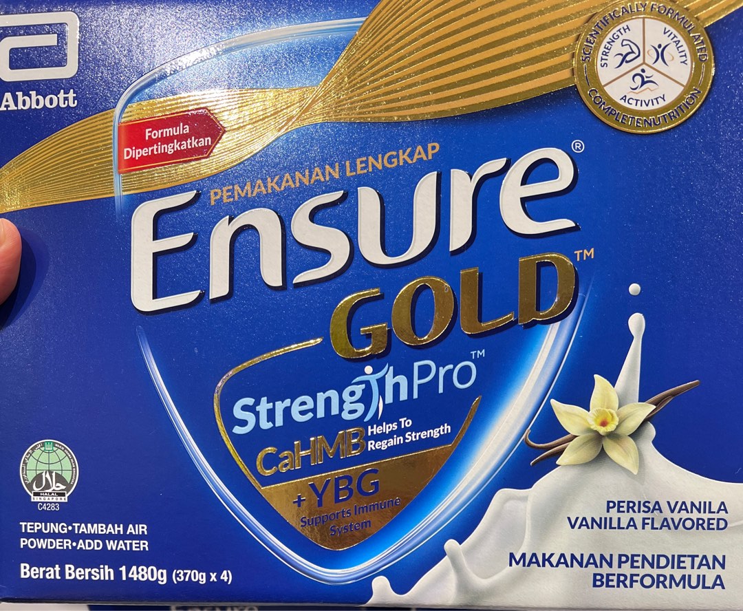 Ensure Gold Complete NutritionValue pack 370g X 4, Health & Nutrition ...