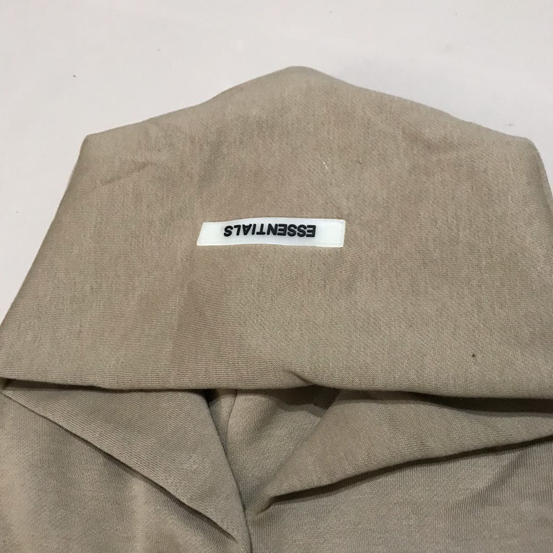 Essentials x Fear of God 3D Appliqué Logo Camel Hoodie, Men's Fashion ...