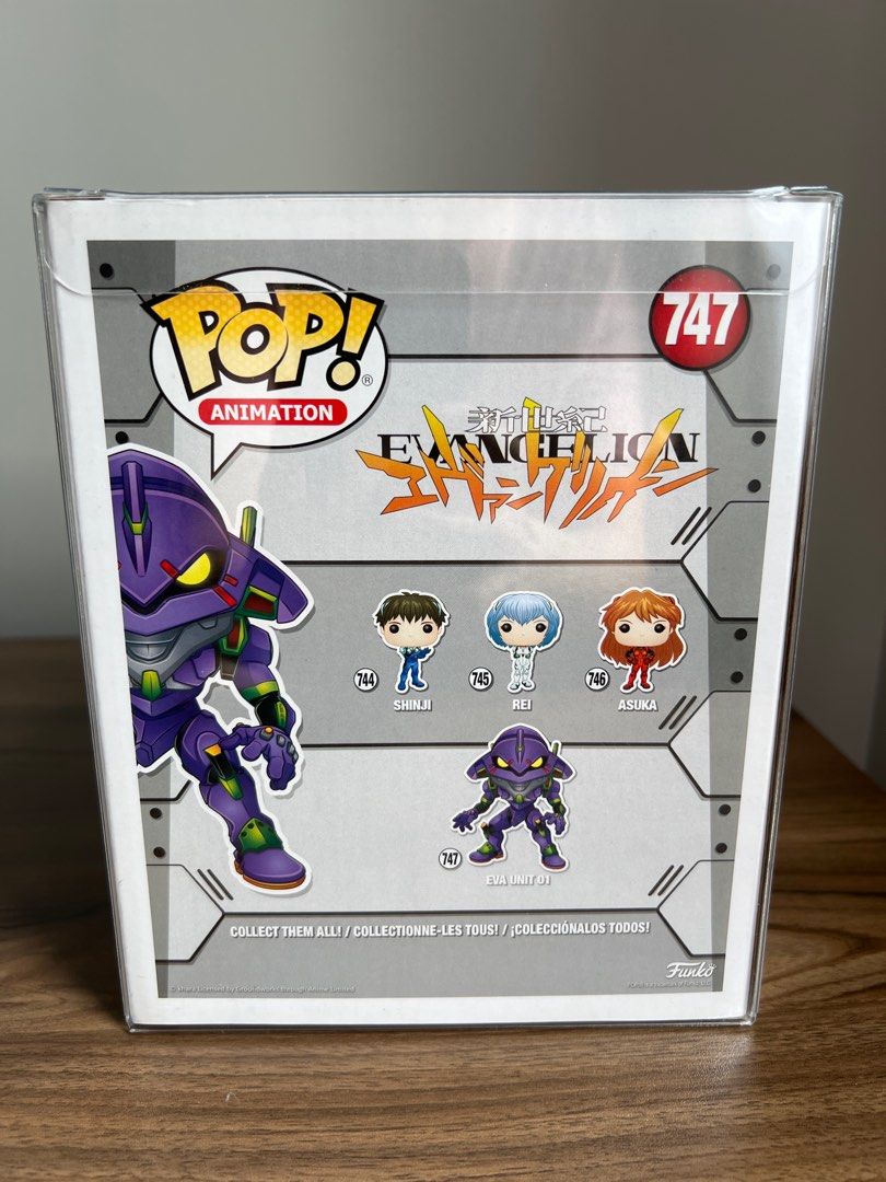 Eva Unit 01 Evangelion Funko Pop #747 with FREE keychain plush, Hobbies ...