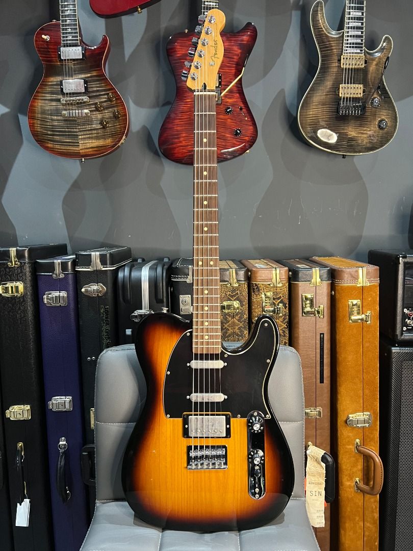 Fender Baritone Blacktop Telecaster in 3-color- Sunburst, Hobbies ...