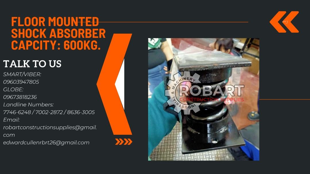 floor mounted shock absorber, Commercial & Industrial, Construction ...
