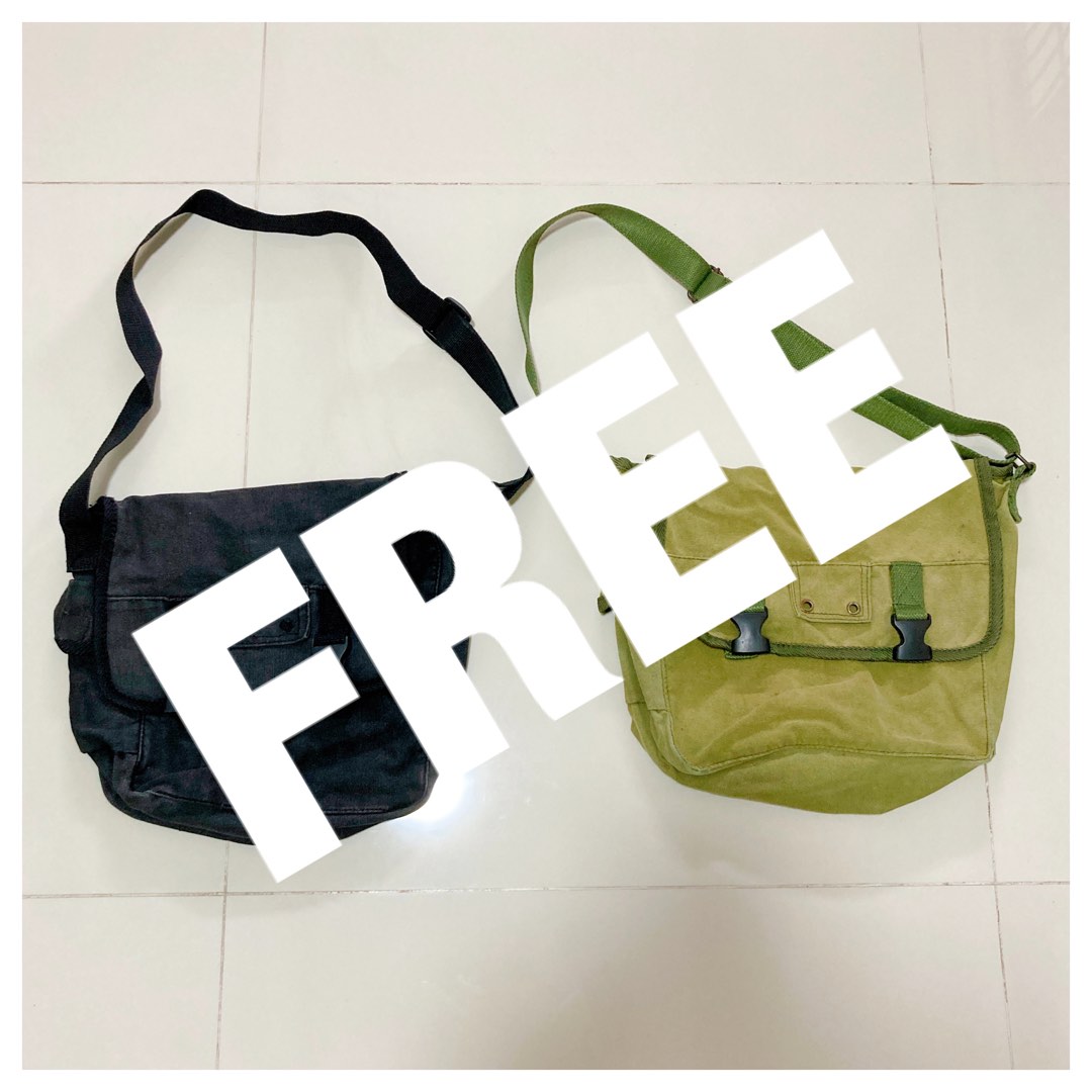 FREE, Men's Fashion, Bags, Sling Bags on Carousell