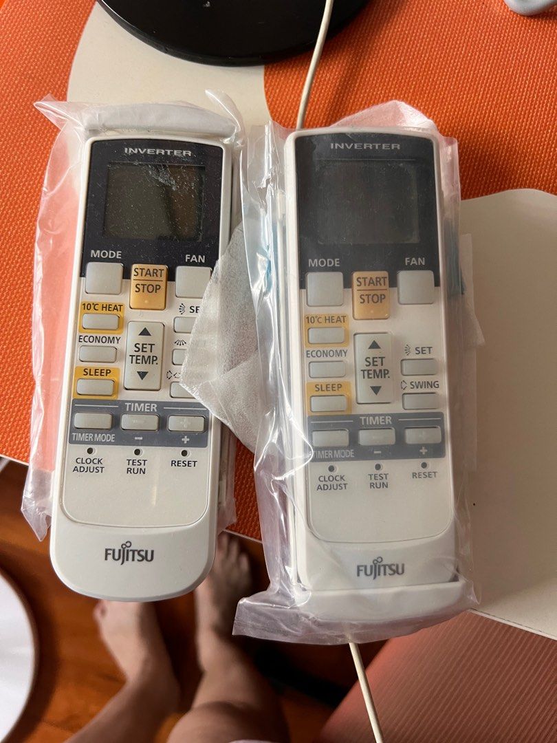 Fuji aircon remote for free (2 sets), TV & Home Appliances, Air ...