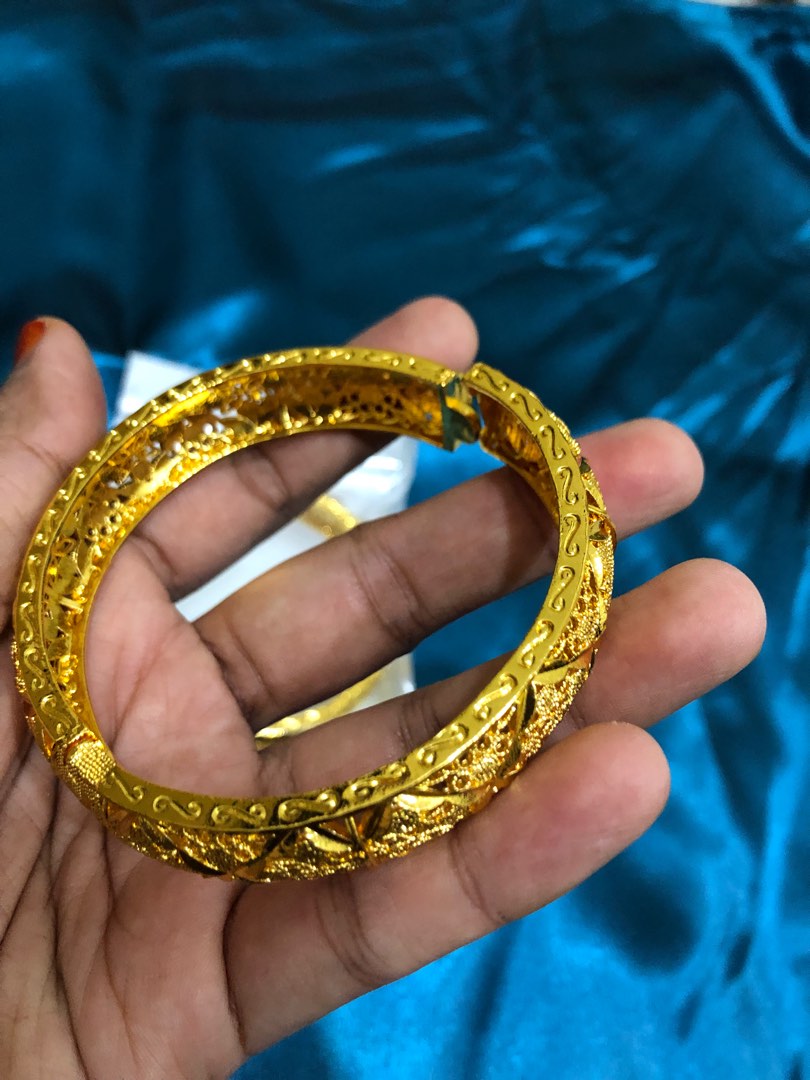 Gelang tangan emas tradisional, Women's Fashion, Jewelry & Organisers ...