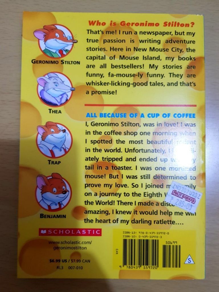 Geronimo Stilton #10: All Because of a Cup of Coffee, Hobbies & Toys ...