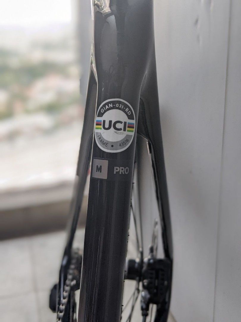 Giant TCR Pro 2 + Winspace Hyper 50mms, Sports Equipment, Bicycles ...