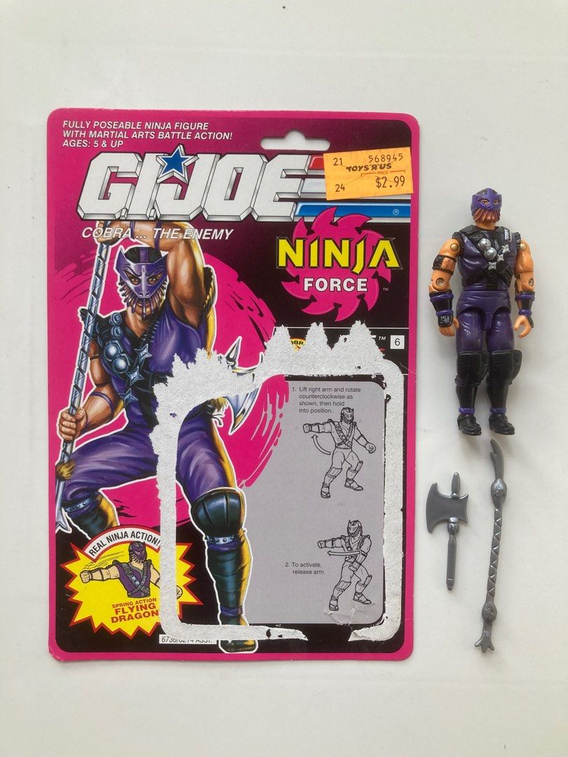 G.I.JOE Ninja Force Dice 1992 GI.JOE, Hobbies & Toys, Memorabilia & Collectibles, Vintage ...