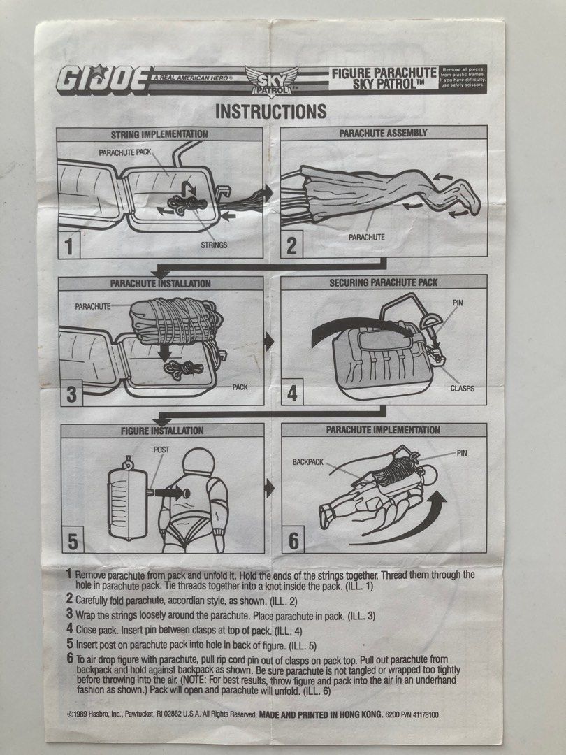 G.I.JOE Sky Patrol Airwave 1990 GI.JOE, Hobbies & Toys, Memorabilia ...