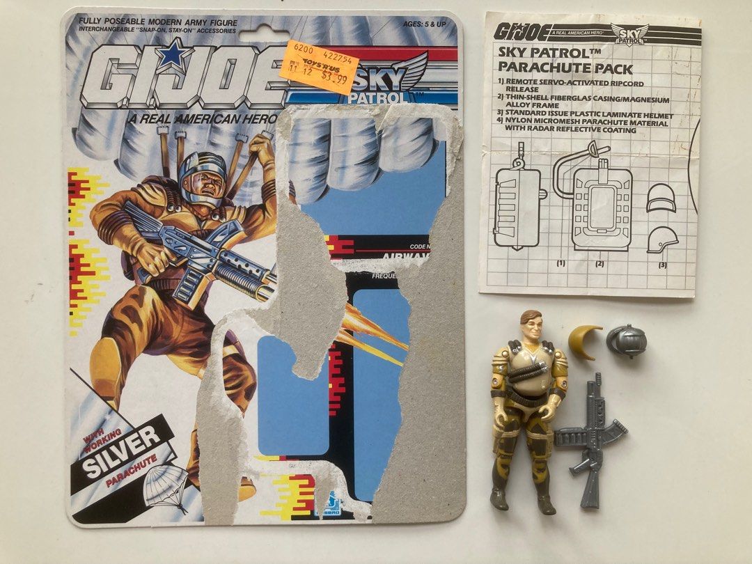 G.I.JOE Sky Patrol Airwave 1990 GI.JOE, Hobbies & Toys, Memorabilia ...