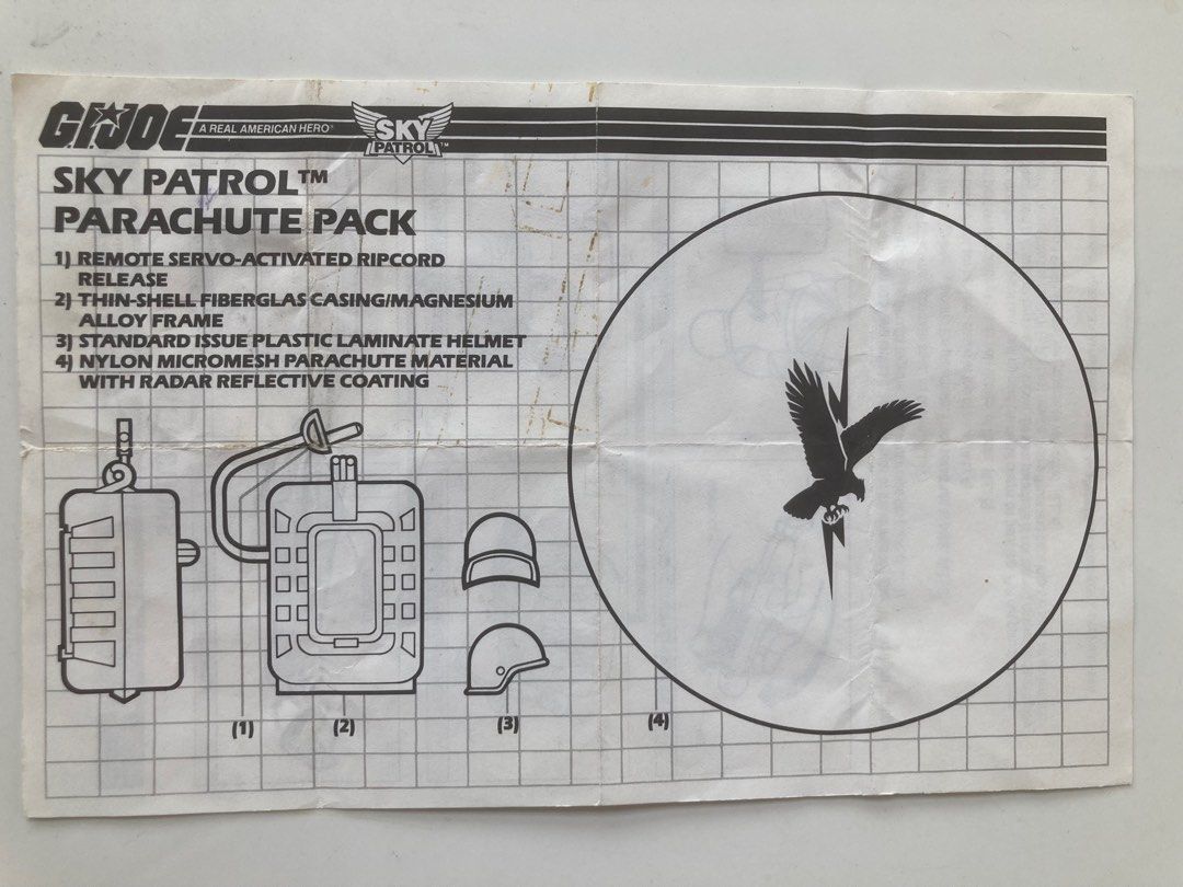 G.I.JOE Sky Patrol Airwave 1990 GI.JOE, Hobbies & Toys, Memorabilia ...