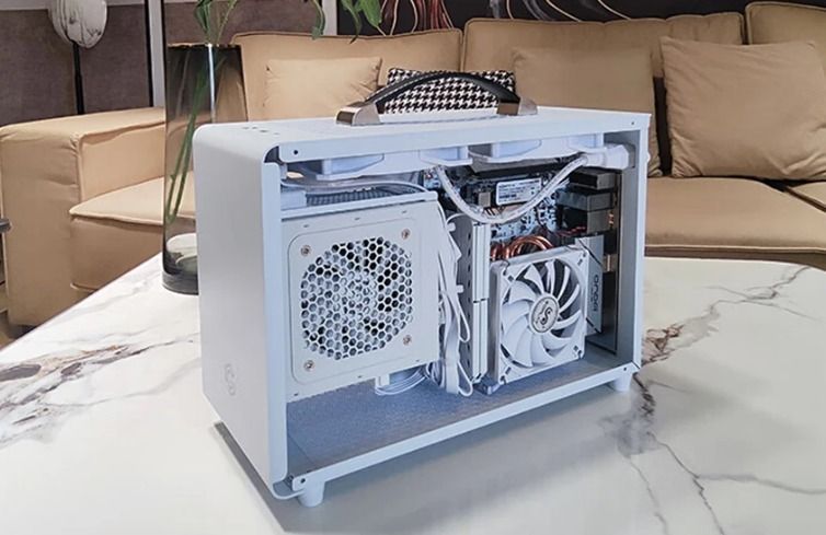 Gintol S400 MINI ITX Case Type-C/USB 3.0 Interface SFX Power Supply 30 40 Series Graphics Card ...