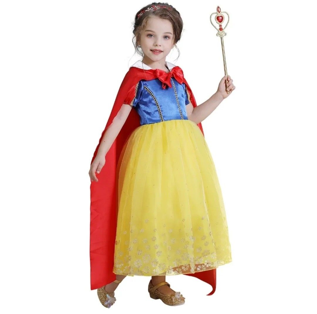 Girls Princess Costume For Kids Halloween Party Cosplay Dress Up ...