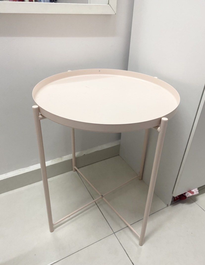 Gladom Ikea Pink, Furniture & Home Living, Furniture, Tables & Sets on ...