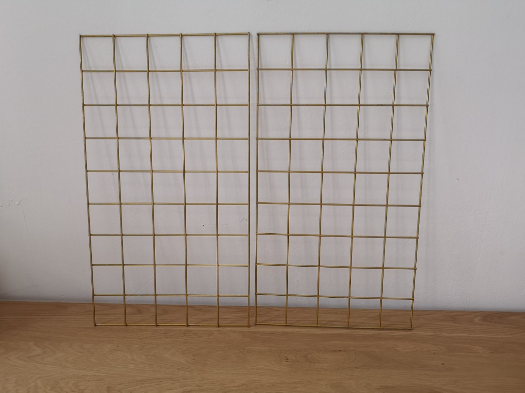 Gold Metal Mesh / Grid / Panel, Furniture & Home Living, Home Decor ...