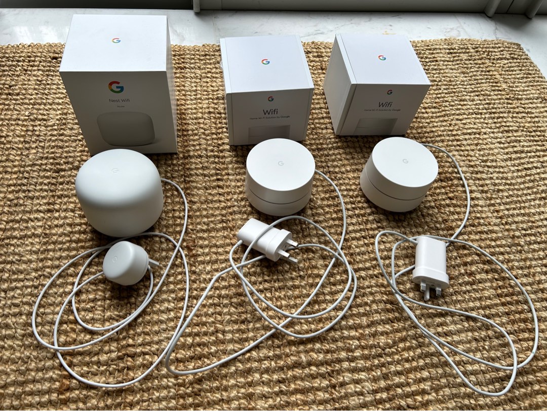 Google Nest Router (SOLD) + 2 Google Wifi, Computers & Tech, Office ...