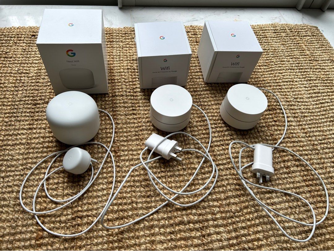 Google Nest Router (SOLD) + 2 Google Wifi, Computers & Tech, Office ...