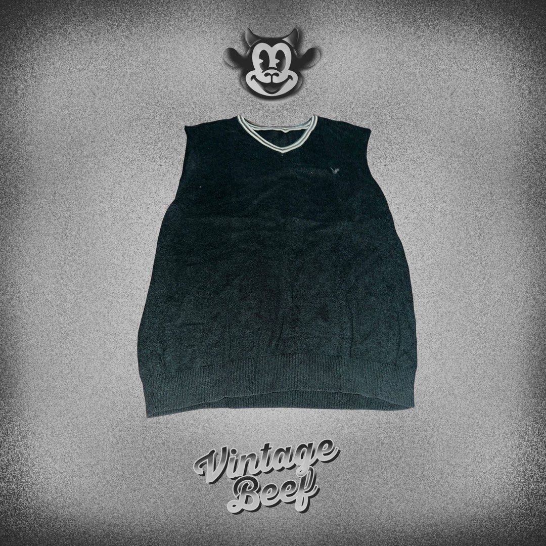 Green Self-Made Vest (Base from American Eagle), Men's Fashion, Coats ...