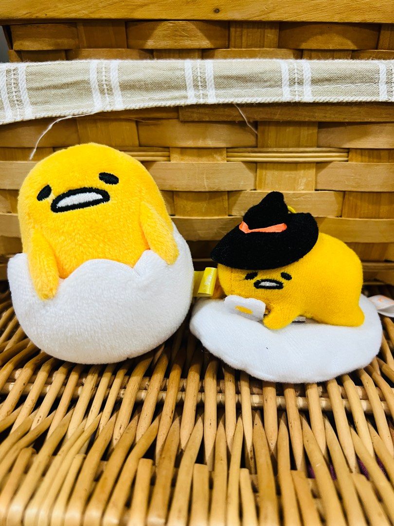 Gudetama plush Keychain set, Hobbies & Toys, Toys & Games on Carousell